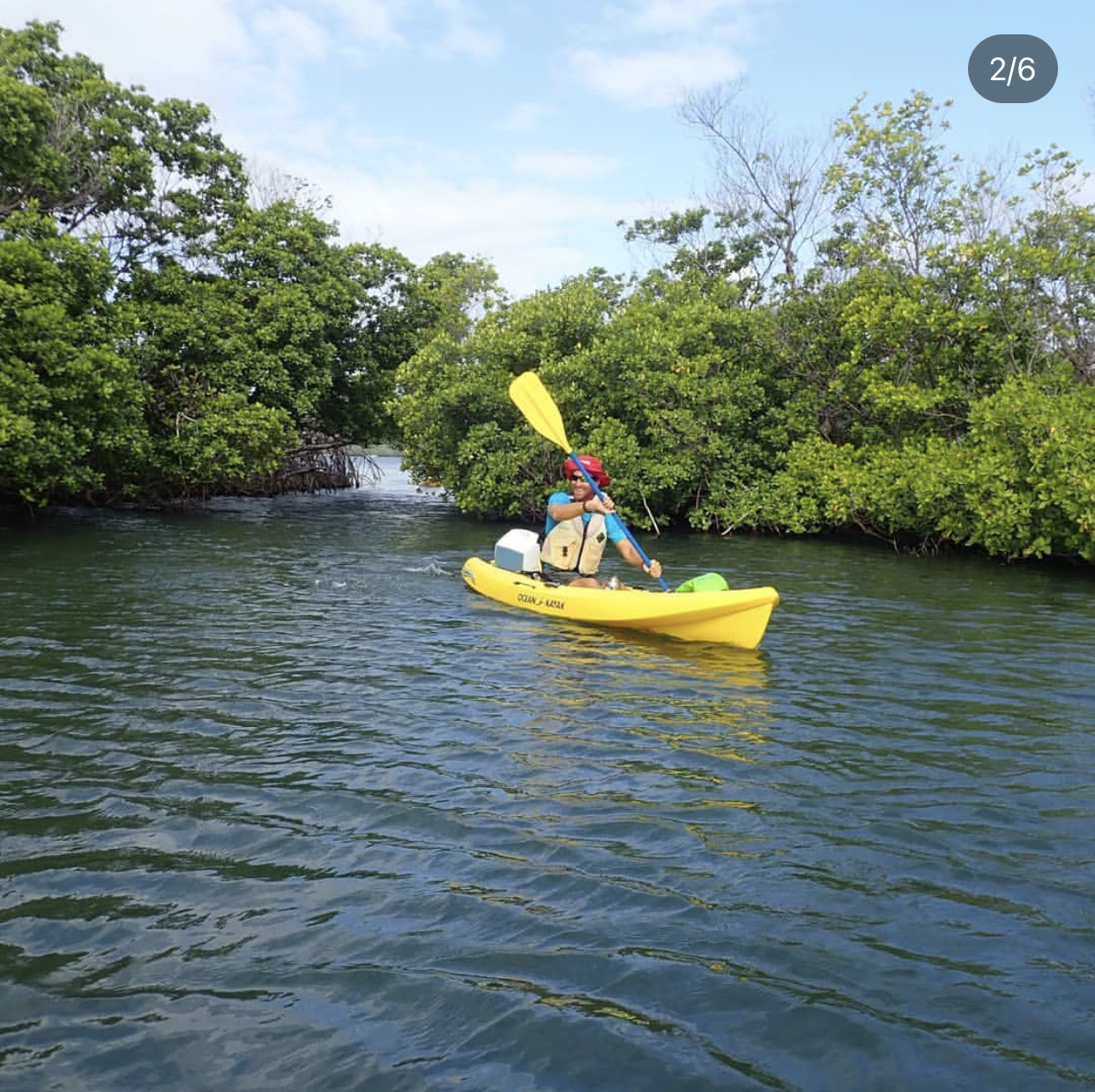Kayaking in the US Virgin Islands with Cory
